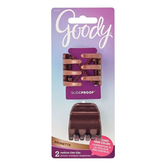 Goody | Hair | Goody Colour Collection Brown Mini Claw Hair Clip With ...